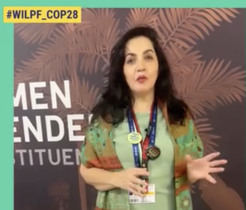 #COP28 — President of WILPF Lebanon Shirine Jurdi captures the unwavering commitment of MENA ...